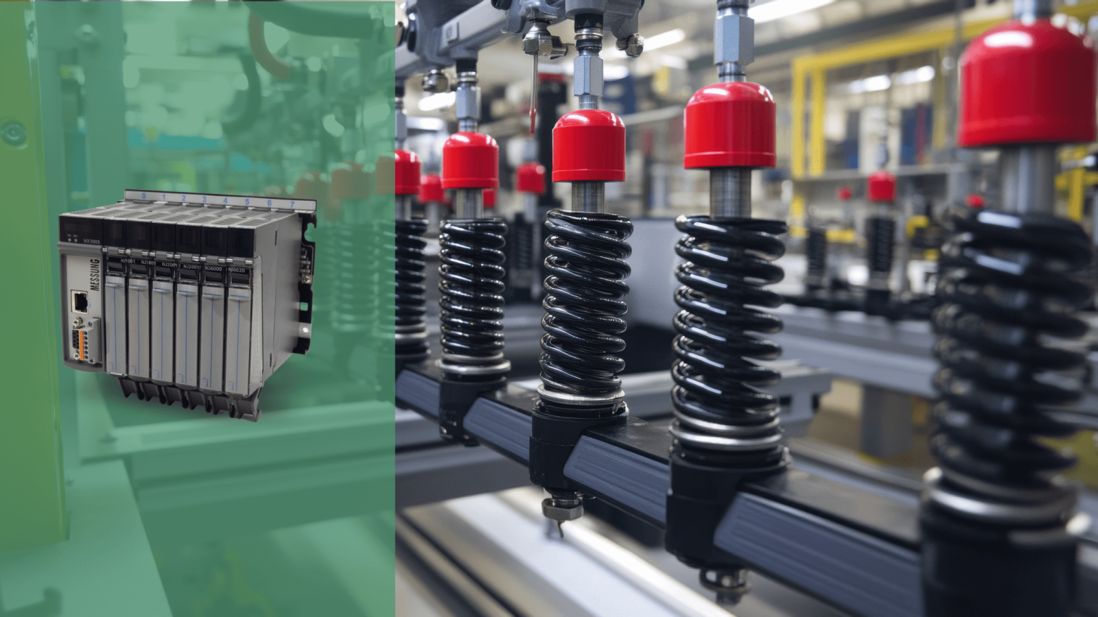 PLC-Controlled Shock Absorber Testing | Messung Automation