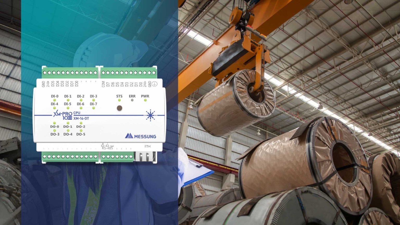 Smart Crane Monitoring | XMPRO PLC & IIoT by Messung